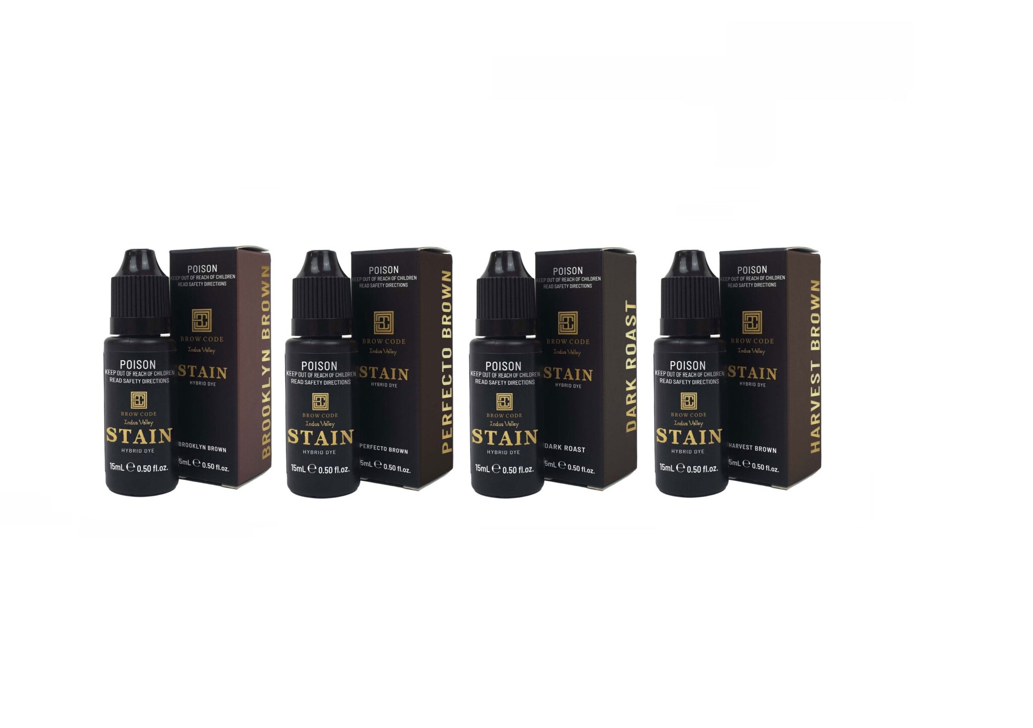 Brow Code STAIN HYBRID DYE 4x15ml – Brow Code